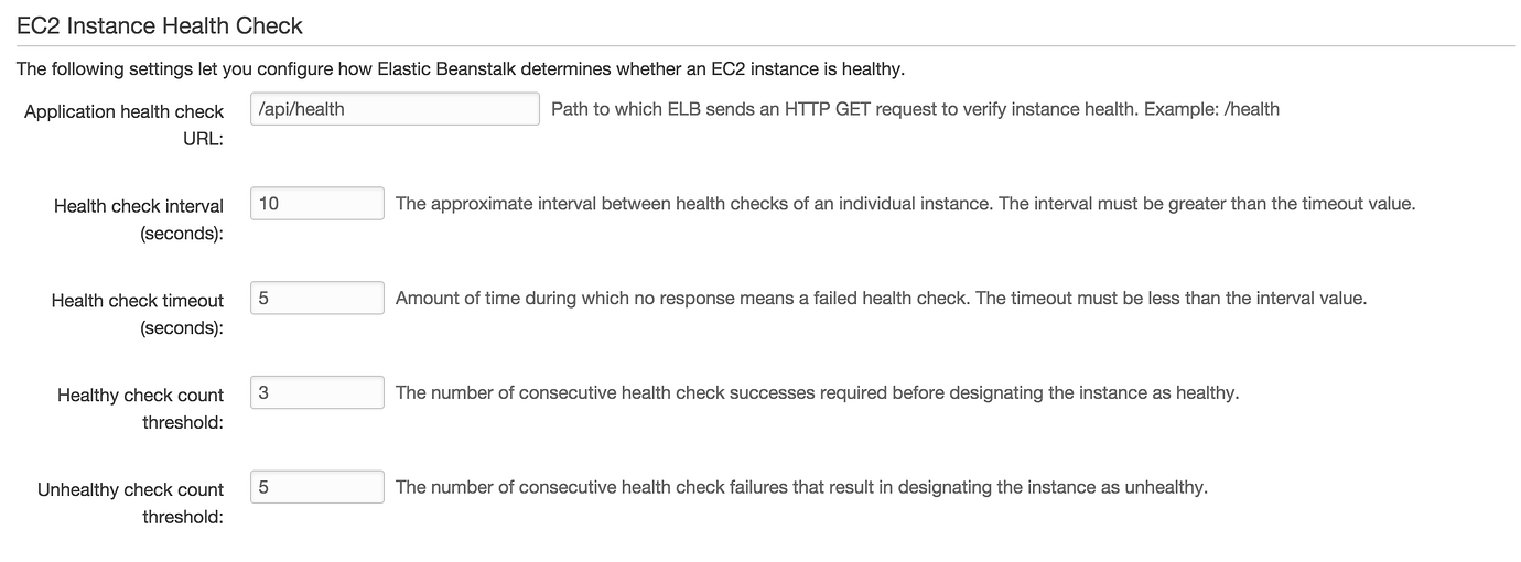 Aws Eb Setup Failing Due To Health Check Metabase Discussion