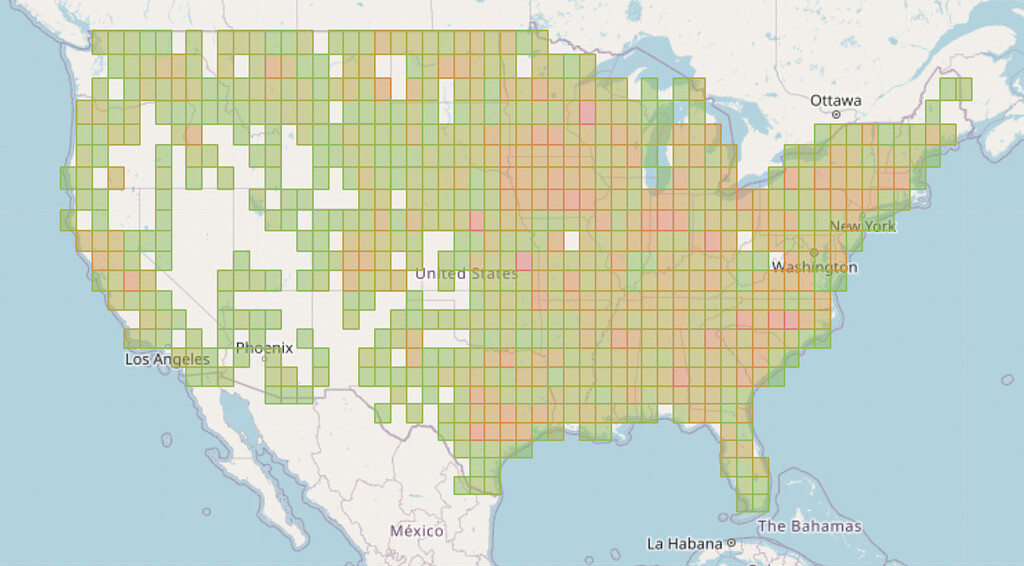 How can I change color of Grid Map? - FAQ - Metabase Discussion