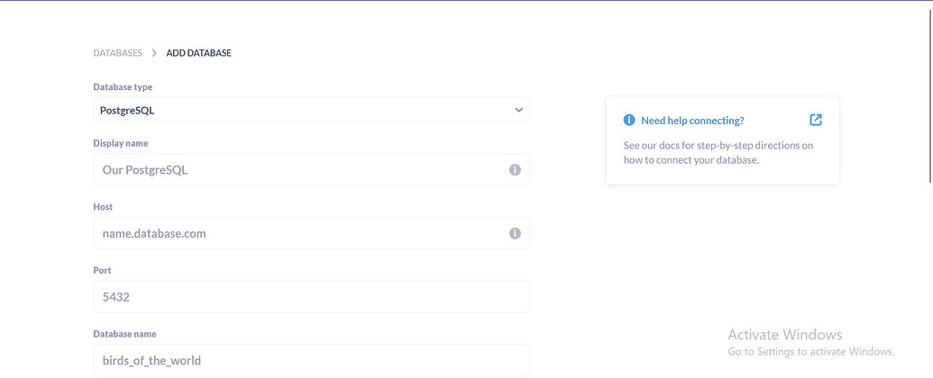 Metabase not connecting to PostgreSQL database - Get Help - Metabase Discussion