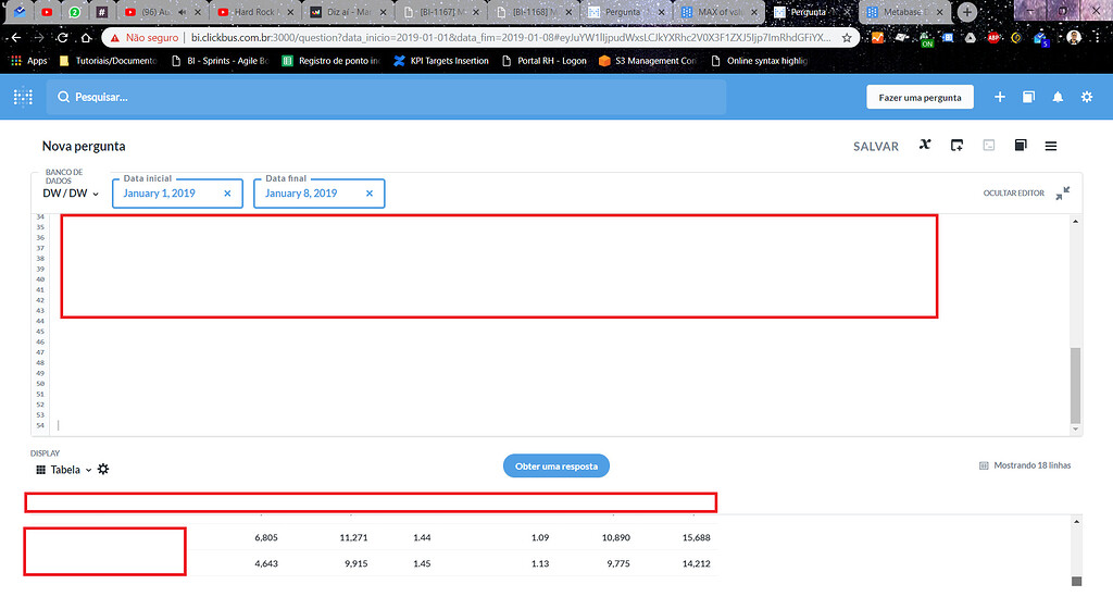 Auto resize native query results - Bug reports - Metabase Discussion