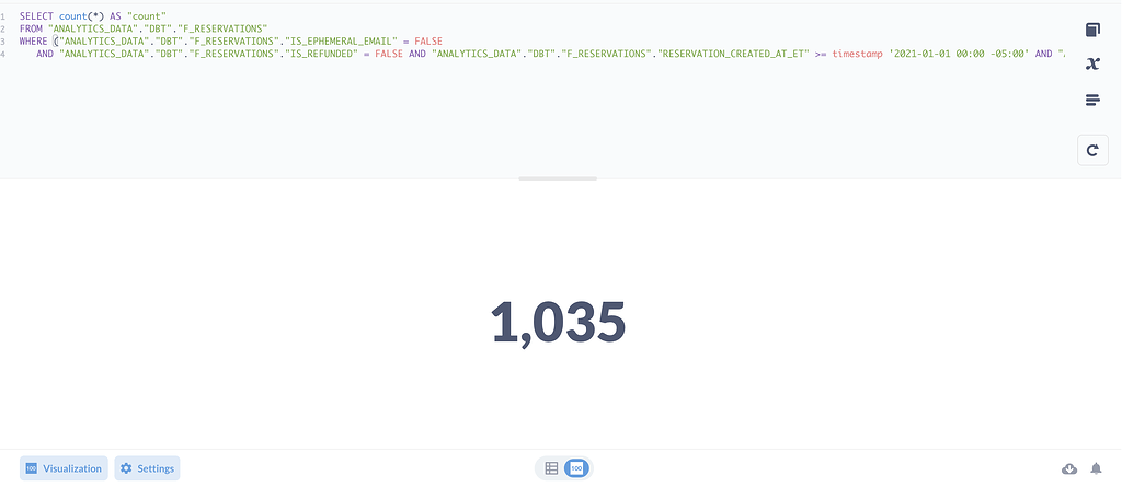 SQL query in Metabase different result than in Snowflake - Metabase Discussion