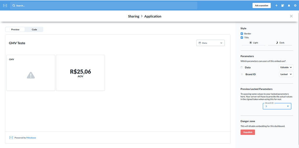 Error embedding Metabase dashboard with locked parameters - Get Help - Metabase Discussion