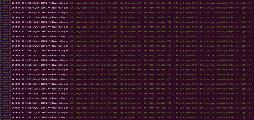 Multiple api calls api/database while running metabase in dev mode ... Multiple api calls api/database while running metabase in dev mode ...