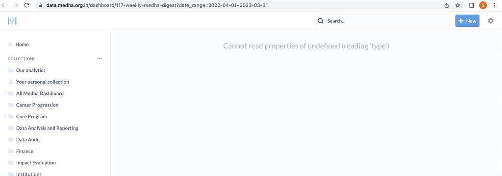 Cannot read properties of undefined (reading 'type') - Metabase Discussion