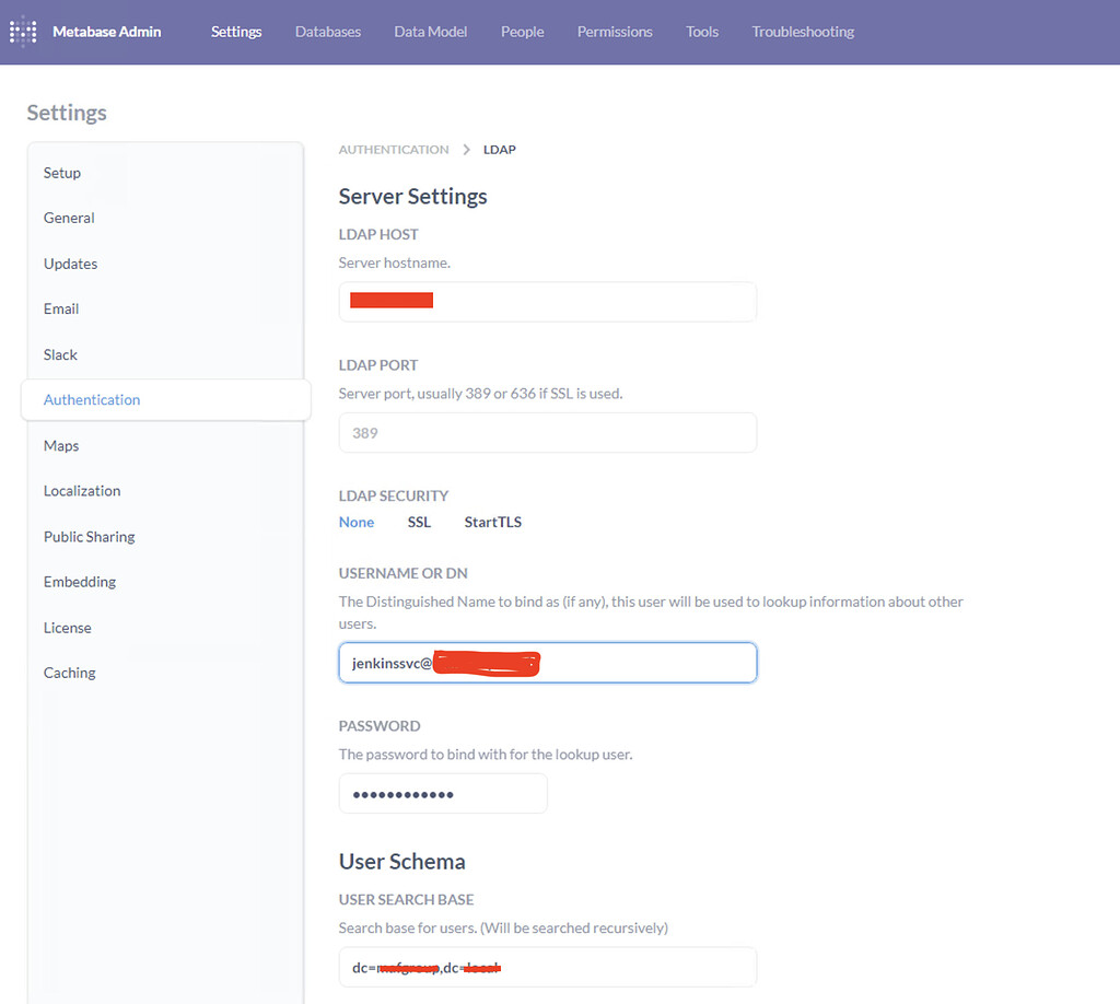 Unable to login with LDAP group schema - Get Help - Metabase Discussion