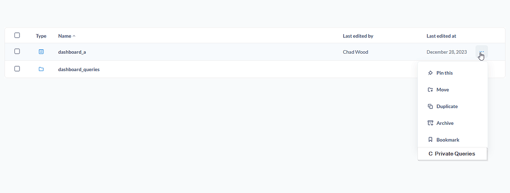 Allow "packaging" of some tables inside of a dashboard or model - Feedback and Requests ...