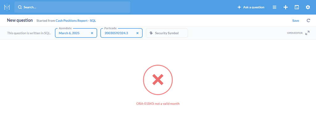 Issue with Date Format in Metabase Native Query (Oracle) - Get Help - Metabase Discussion