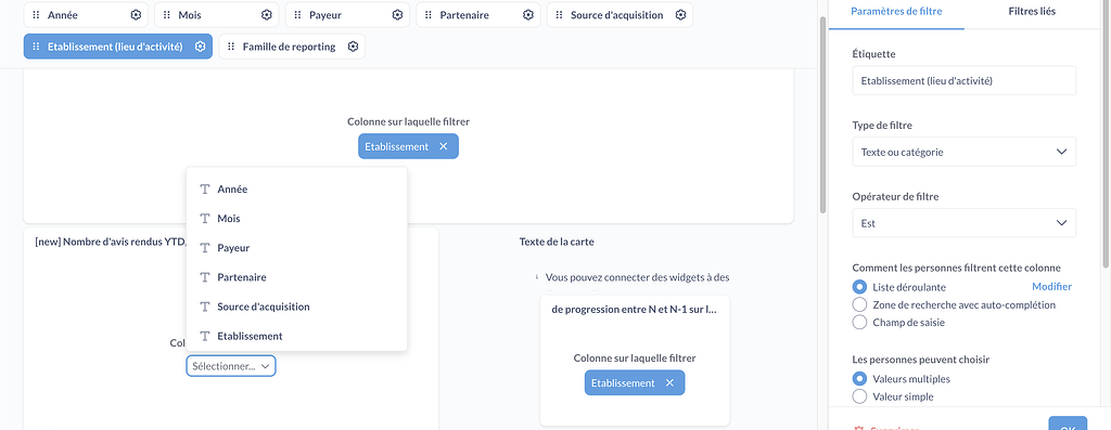 Cannot link text/field filters on dashboard - Bug reports - Metabase Discussion