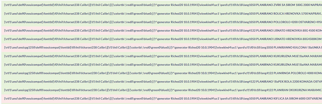 Strip rtf tags from text field - Metabase Discussion