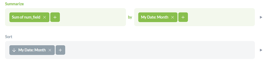 Sorting Breaks When Grouping by Month based on date (creation date) field - Get Help - Metabase ...