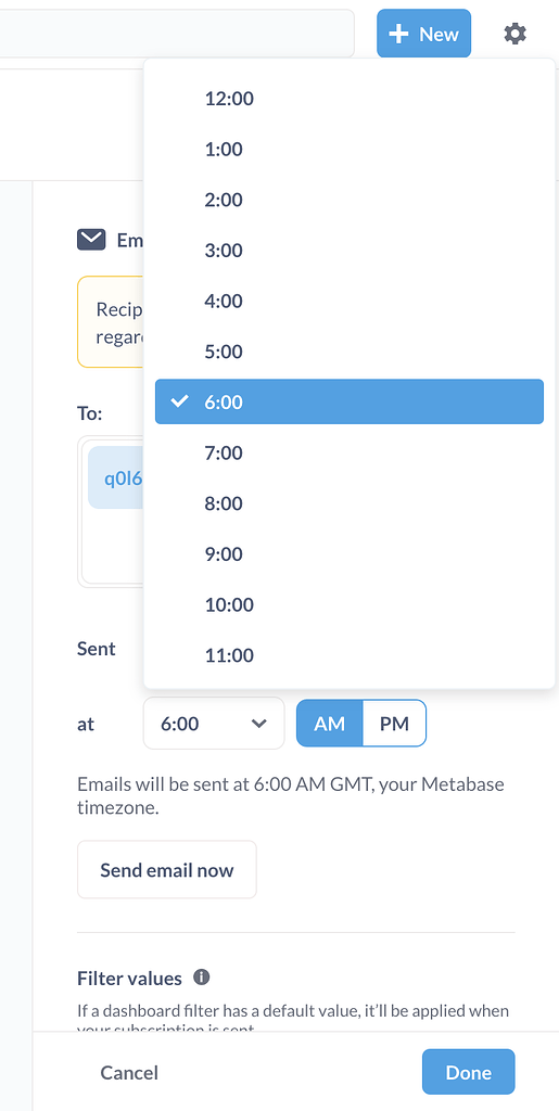 Scheduling Dashboard Subscriptions - Get Help - Metabase Discussion