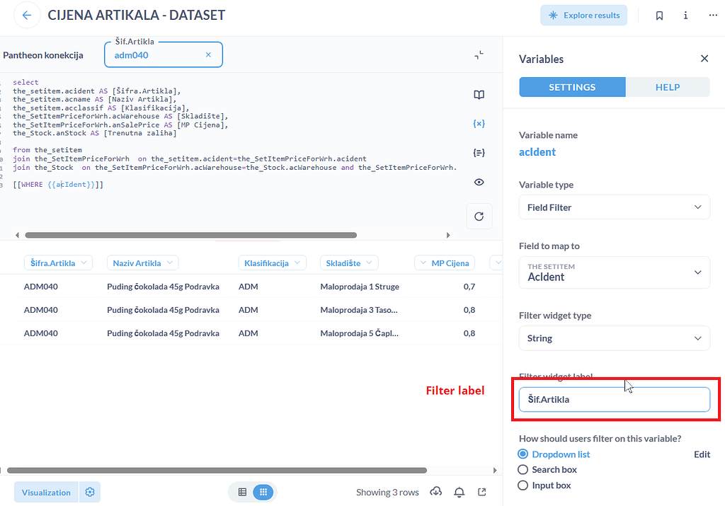 Cant map dashboard filter widget to filed filter - Metabase Discussion