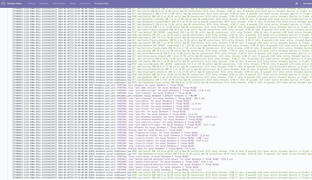 This Database Doesn T Have Any Tables Mysql Bug Reports Metabase Discussion