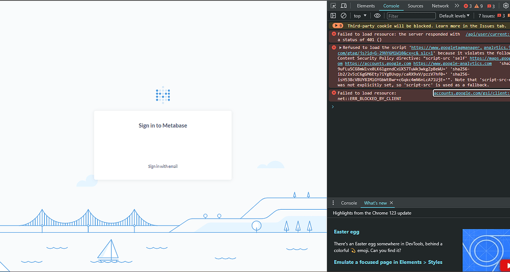 Google Log in Not working - Bug reports - Metabase Discussion