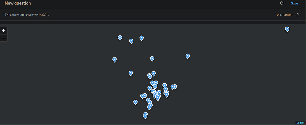 Pin map background gray - Get Help - Metabase Discussion