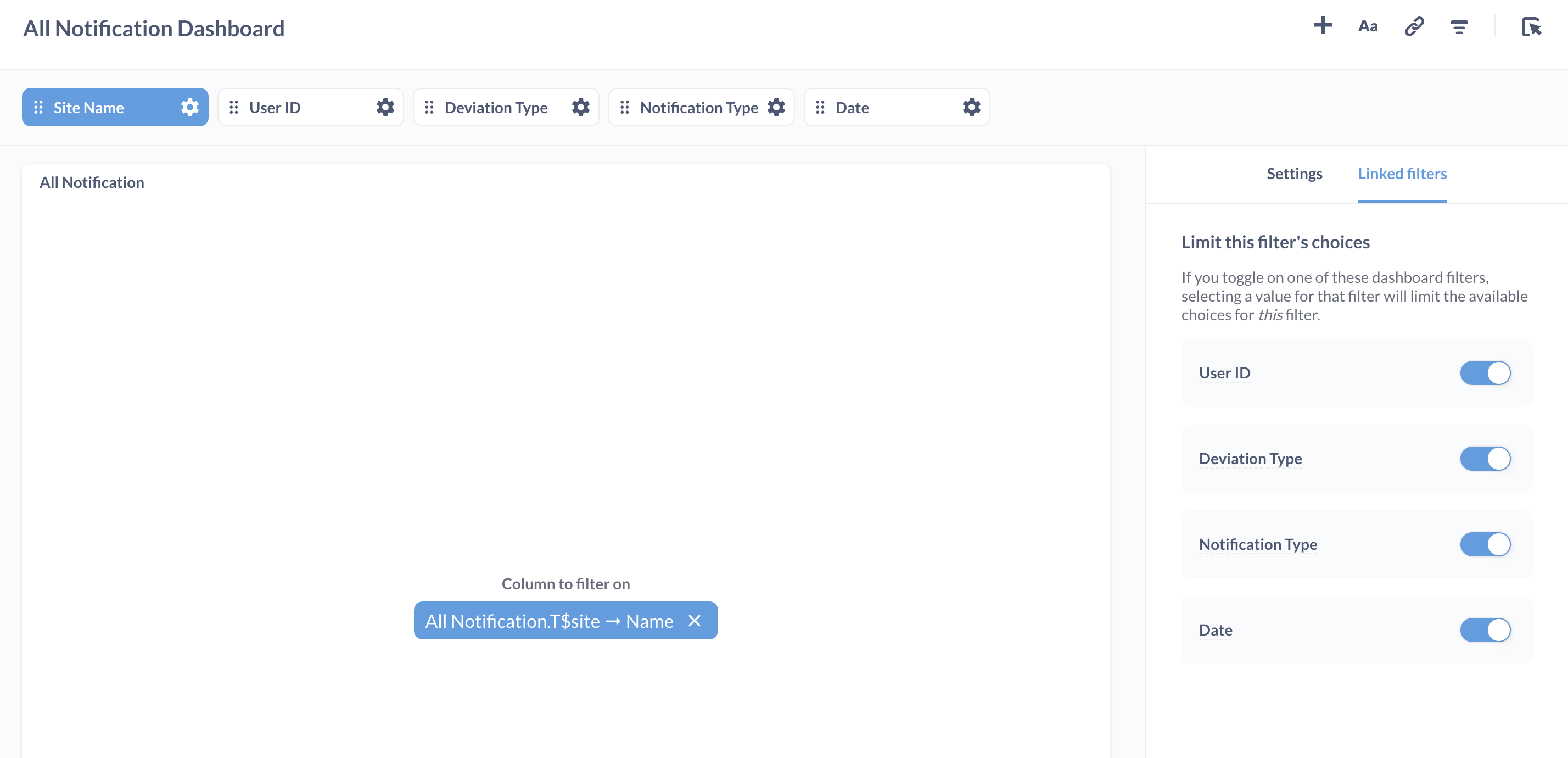 Linked filter not working in metabase - Get Help - Metabase Discussion