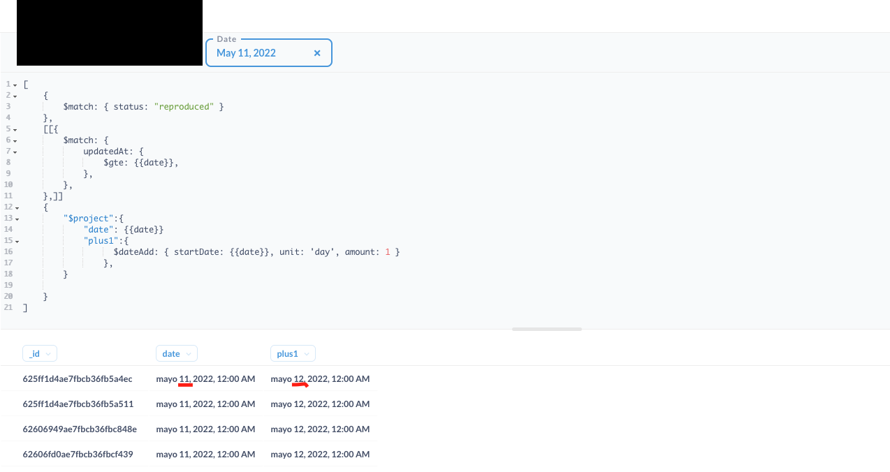 Using MongoDB dateAdd With A Variable Get Help Metabase Discussion