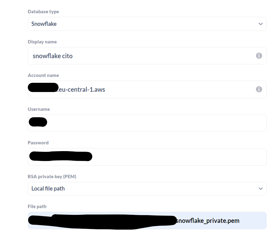 Connecting To Snowflake Get Help Metabase Discussion Connecting To Snowflake Get Help Metabase Discussion