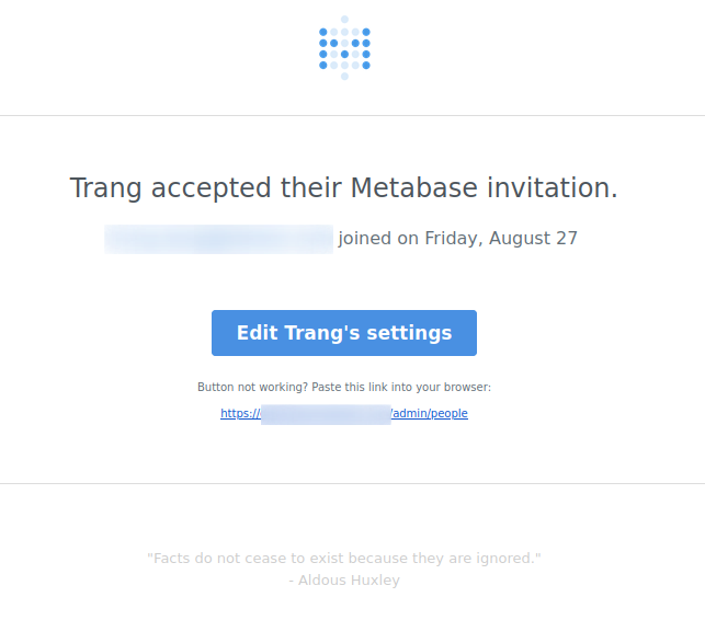 Unsubscribe notification option for Metabase admin - Feature Requests - Metabase Discussion