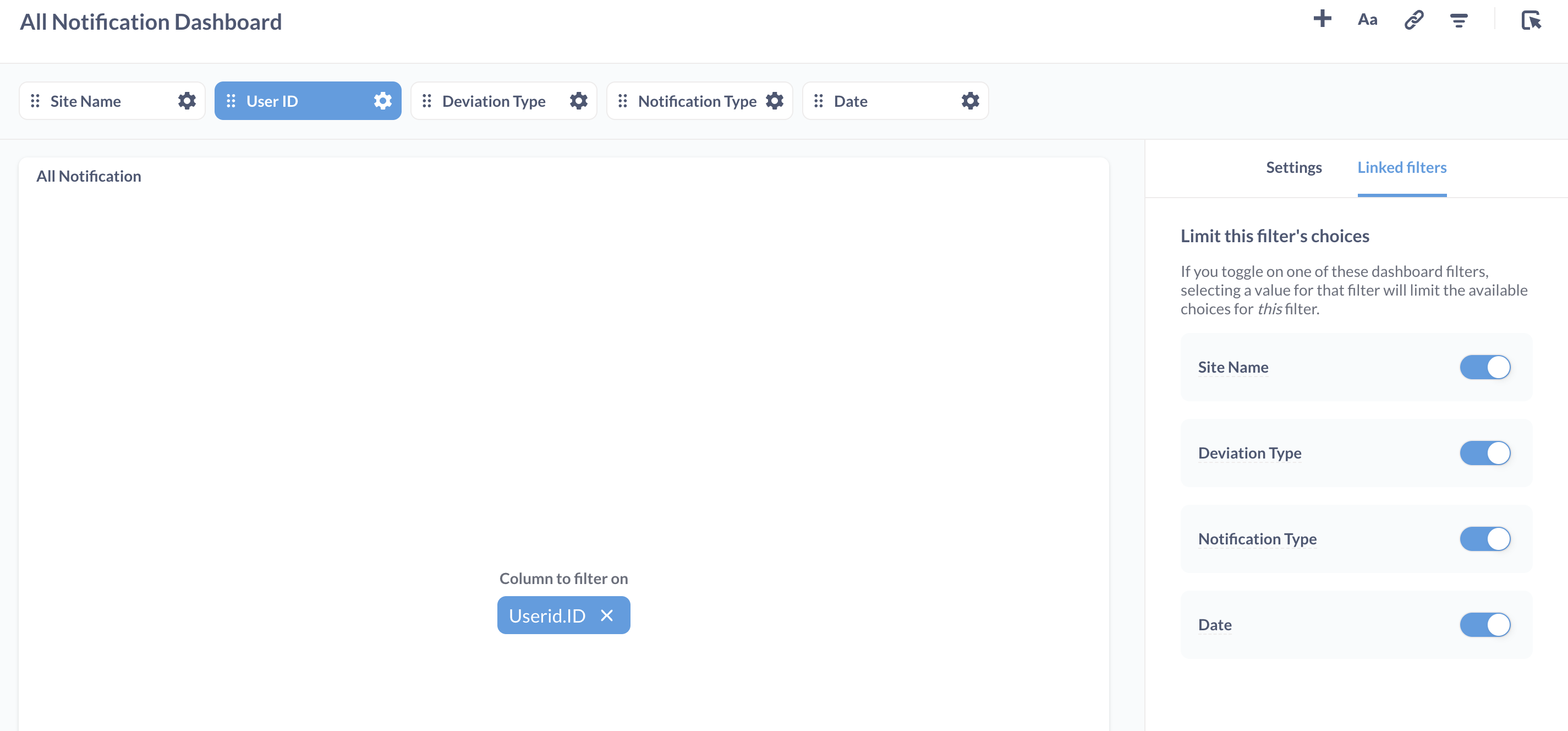 Linked filter not working in metabase - Get Help - Metabase Discussion