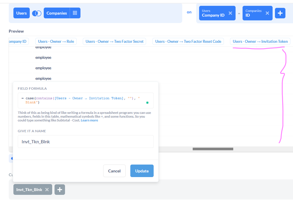 Count The Number Of Blank Rows In A Column Using The Custom Expression For A Custom Column Get