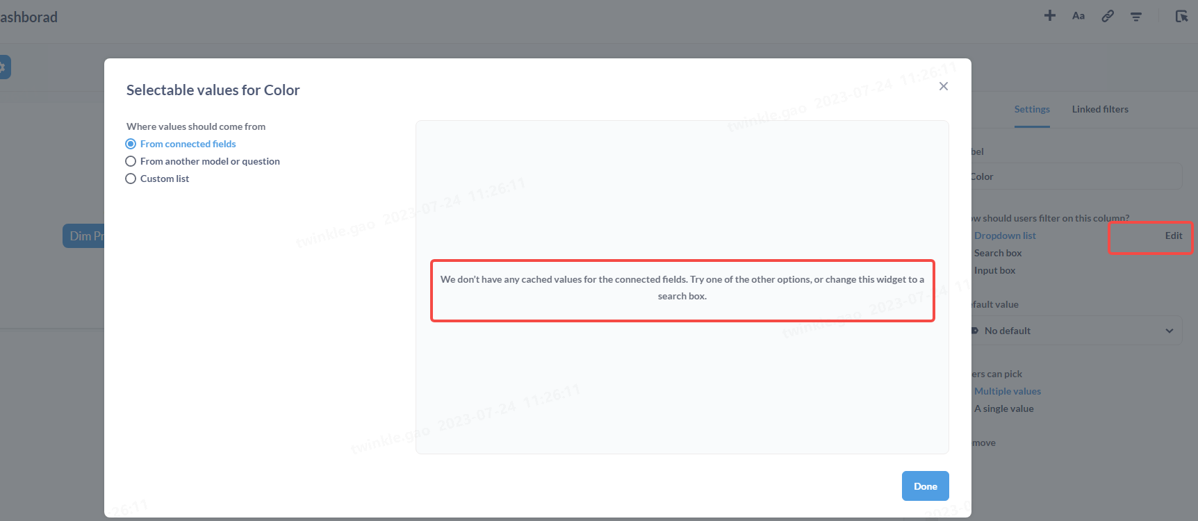 How to solve dropdown list filter can't show the dropdown value ... How to solve dropdown list filter can't show the dropdown value ...