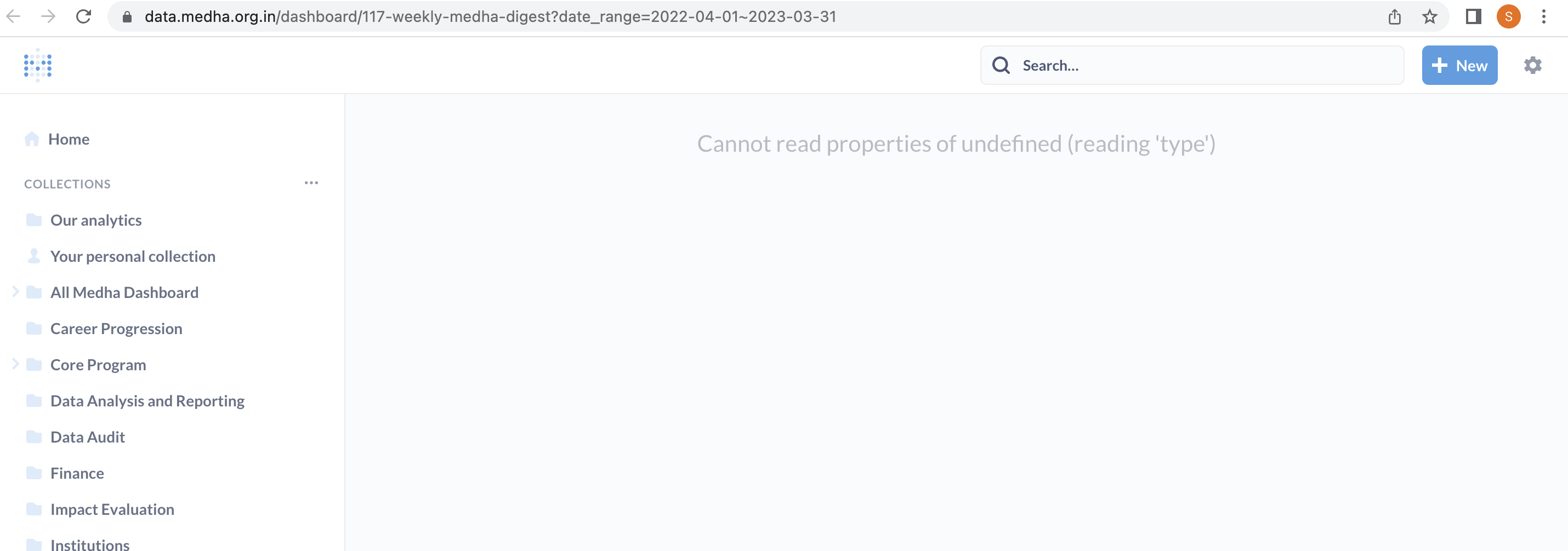 Cannot Read Properties Of Undefined Reading Type Metabase Discussion