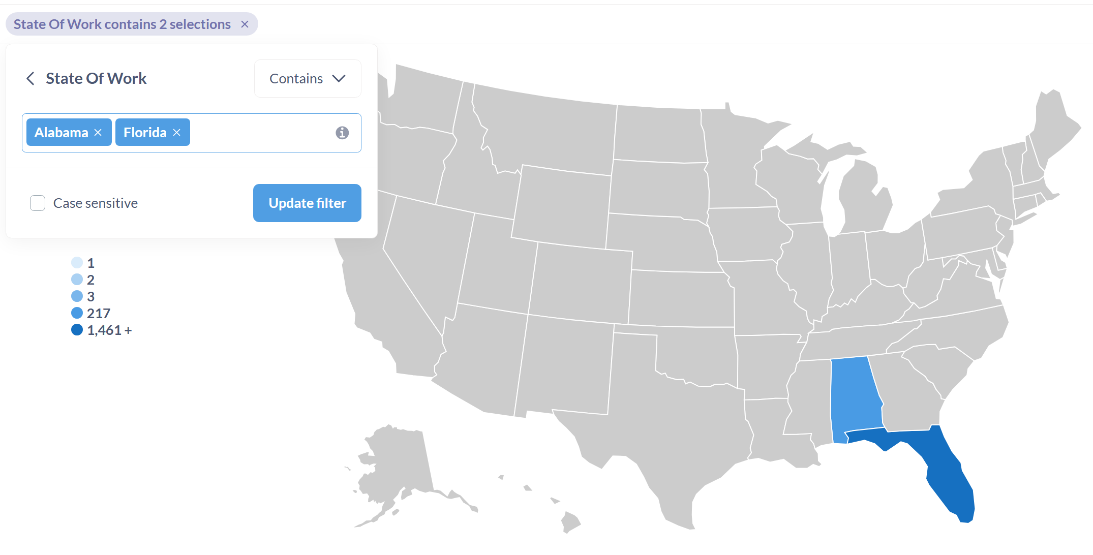 Getting map visualization to count entries with multiple addresses - Get Help - Metabase Discussion