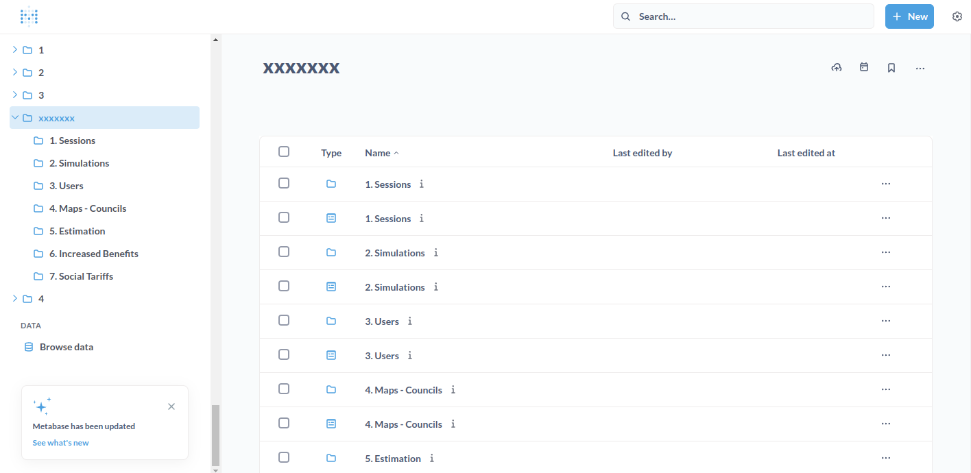 Metabase version > 46 changed collection view? - Metabase Discussion