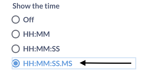 How to 'Show the time' to 'HH:MM:SS.MS' Globally? - Get Help - Metabase Discussion